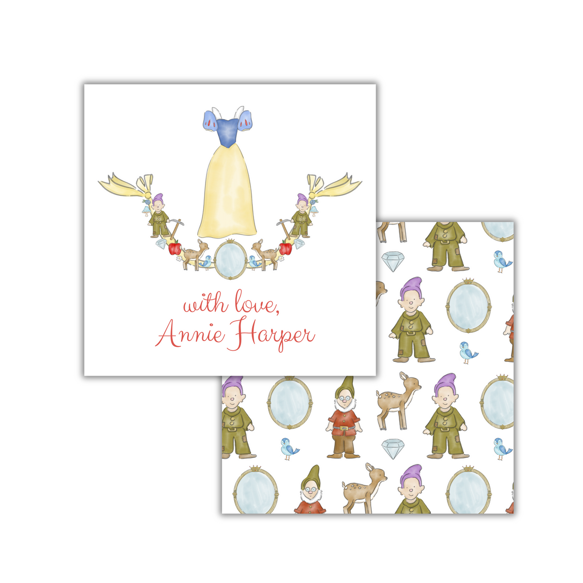 Woodland Princess - Kids Calling Card | Ryan Harper Designs