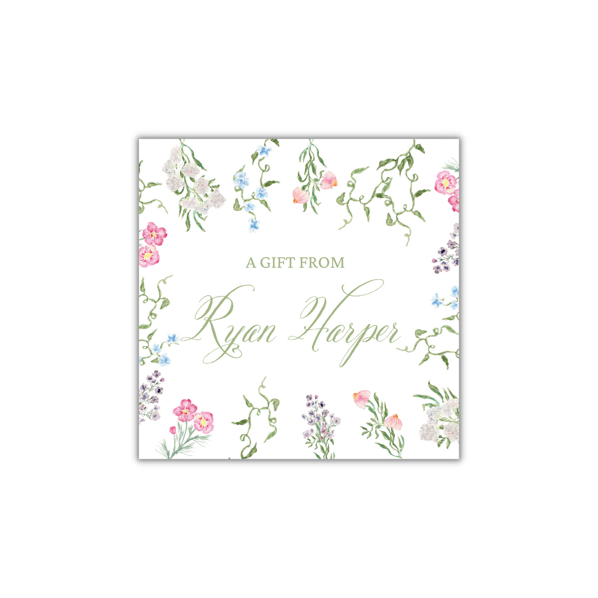 Flower Garden - Calling Card | Ryan Harper Designs