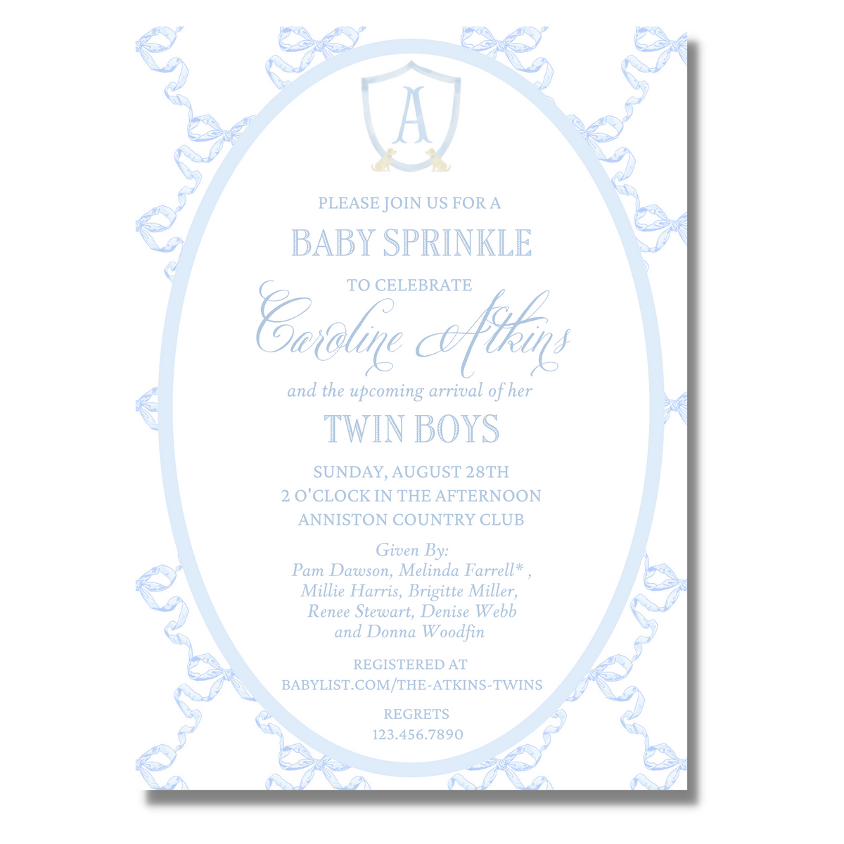 Little Boy Blue - Baby Shower Invite | Ryan Harper Designs