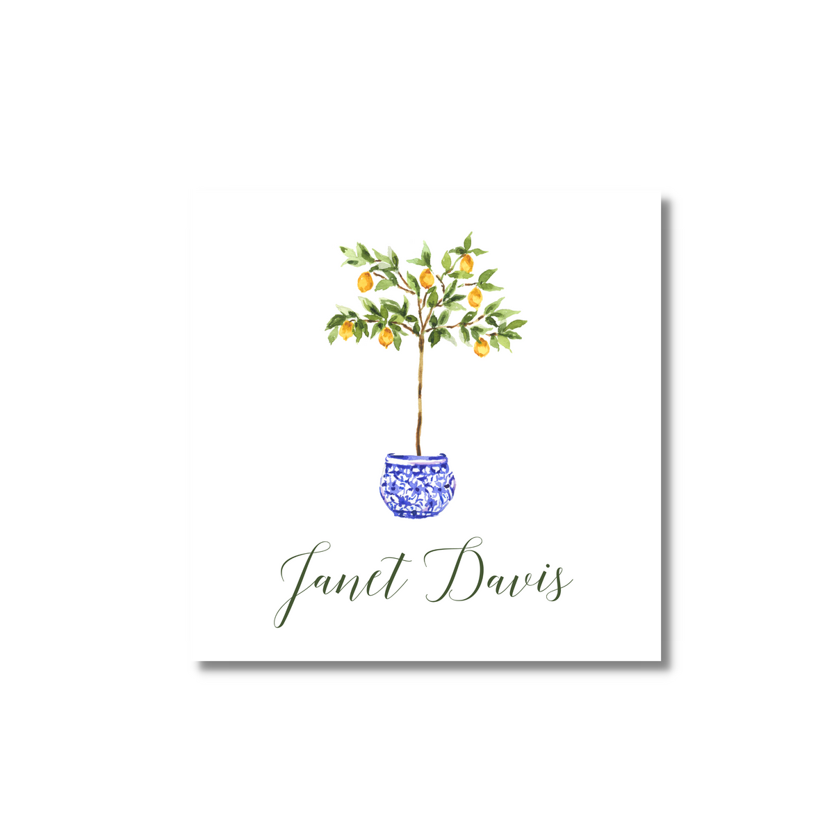 The Janet - Calling Card | Ryan Harper Designs